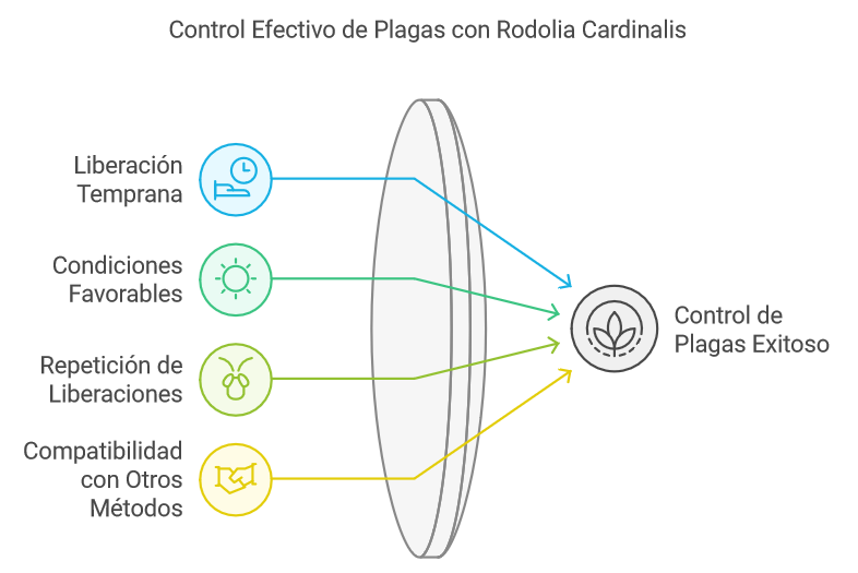 Rodolia Cardinalis: Control Biológico Contra la Cochinilla Acanalada"